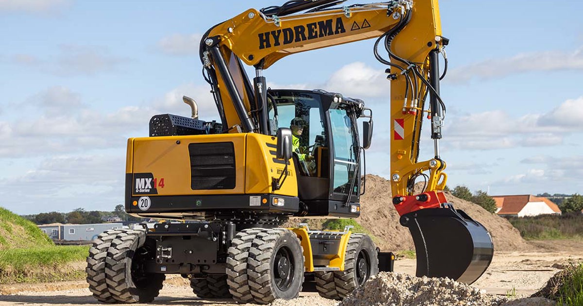 Hydrema MX14G: Kompakt Hjulgrävare med Imponerande Prestanda